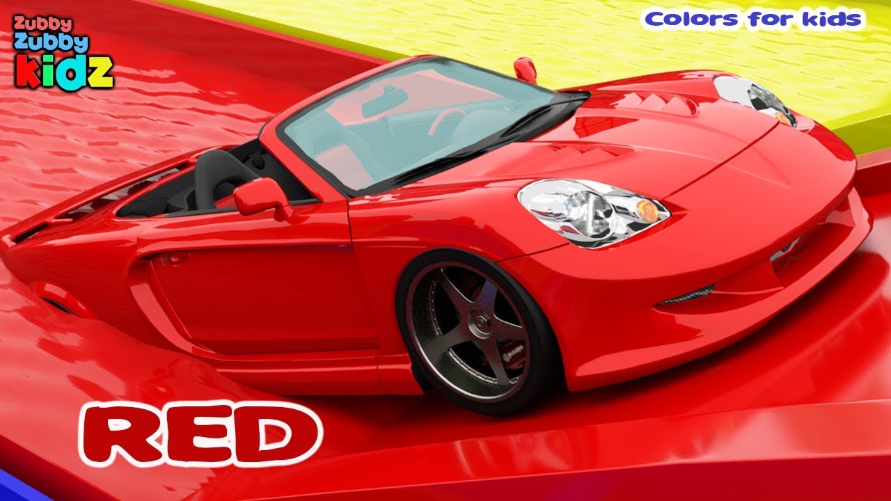 Colors for Children with Super Cars -1 || Educational Video for ...