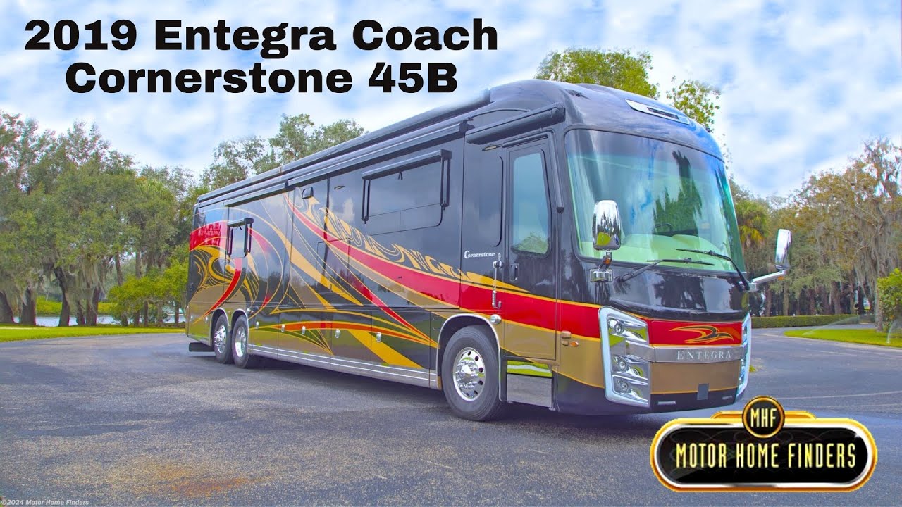 2019 Entegra Coach Cornerstone 45B | www MotorHomeFinders com - YouTube