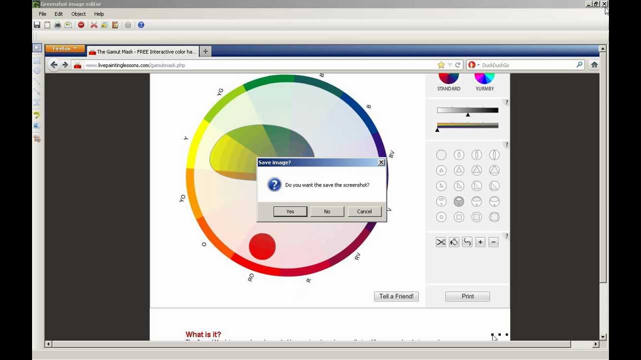 Gamut Mask On-Line Tool Overview - YouTube