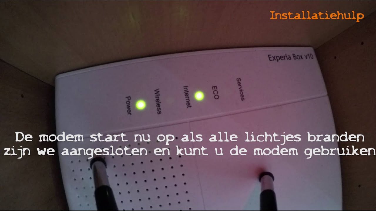 hoe een modem aansluiten - YouTube