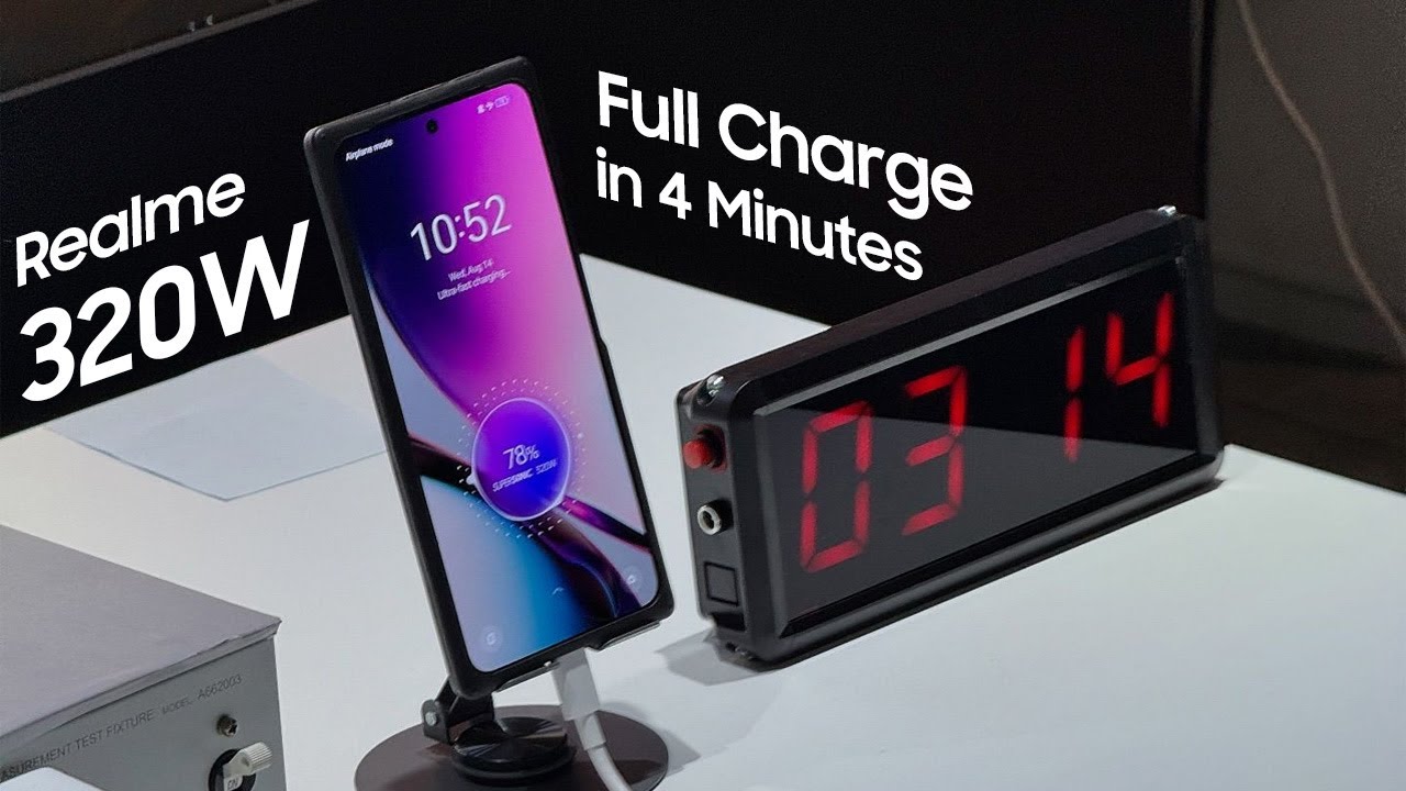 Realme 320W Fast Charging — Live TEST | #Realme Supersonic Charging ...