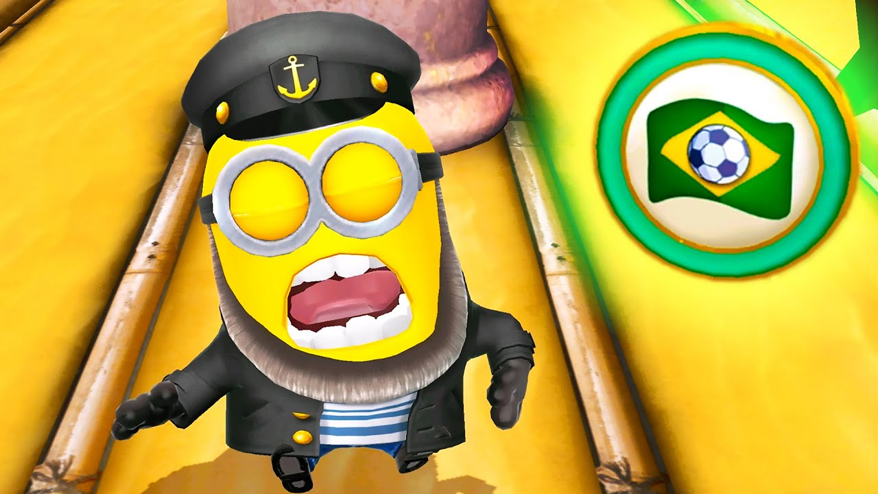 Sea Dog Minion In Brazilian Soccer ! Despicable me minion rush game ...