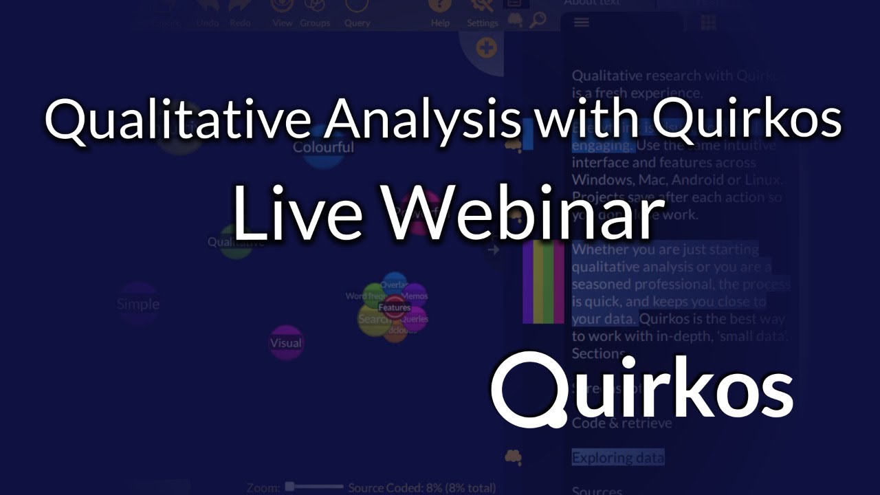 Qualitative Analysis Tutorial with Quirkos Cloud (April 16th 2020) - YouTube