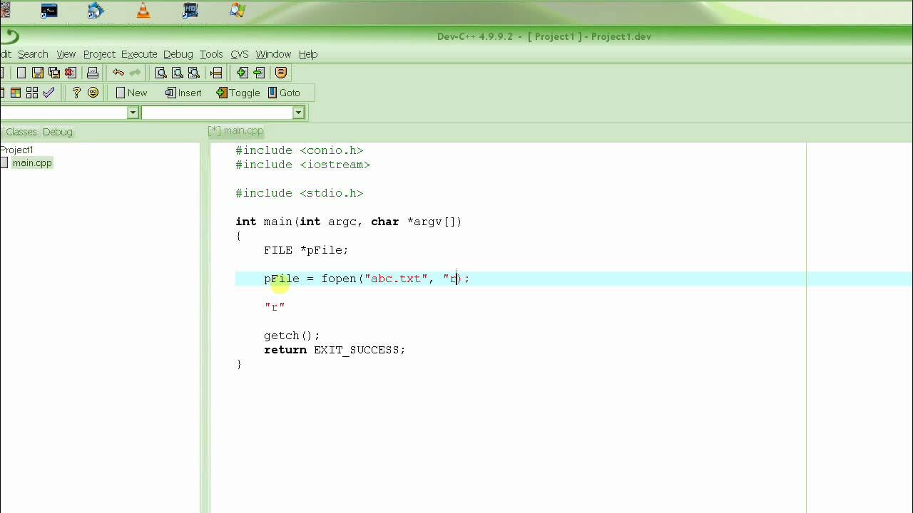 C Programming Tutorial # 38 - Opening and Closing Files - fopen() and ...