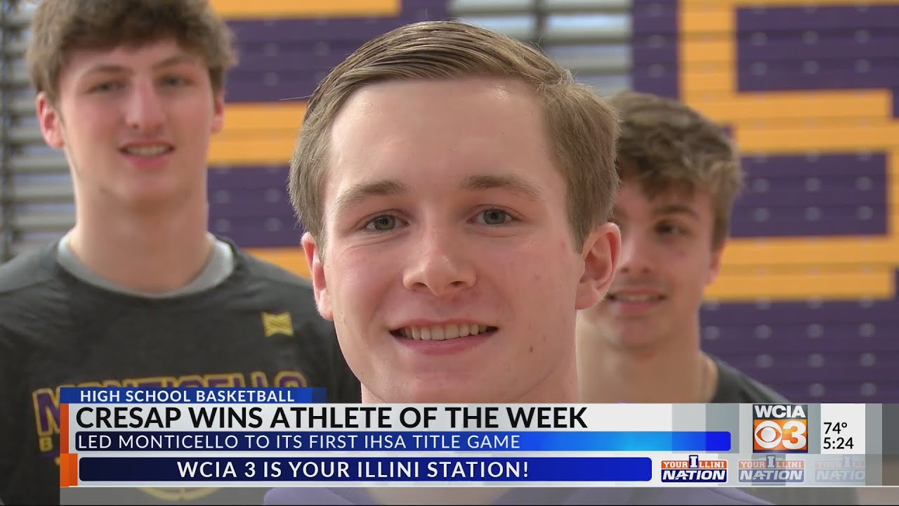 Cresap wins Athlete of the Week - YouTube