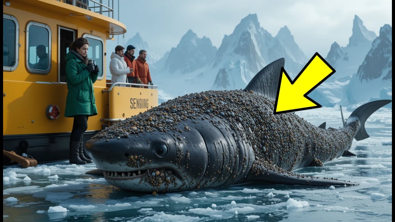 A shark, injured by barnacles, was successfully rescued by a rescue ...