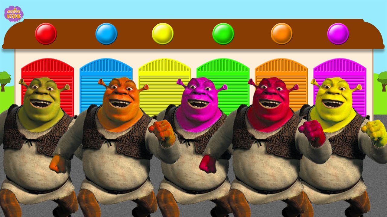 Shrek Colors !! Learn Colors Video For Kids - YouTube