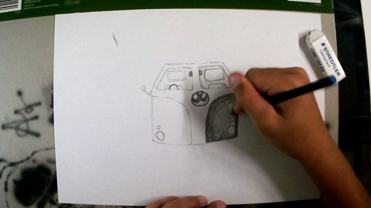 HOW TO DRAW A KOMBI - YouTube