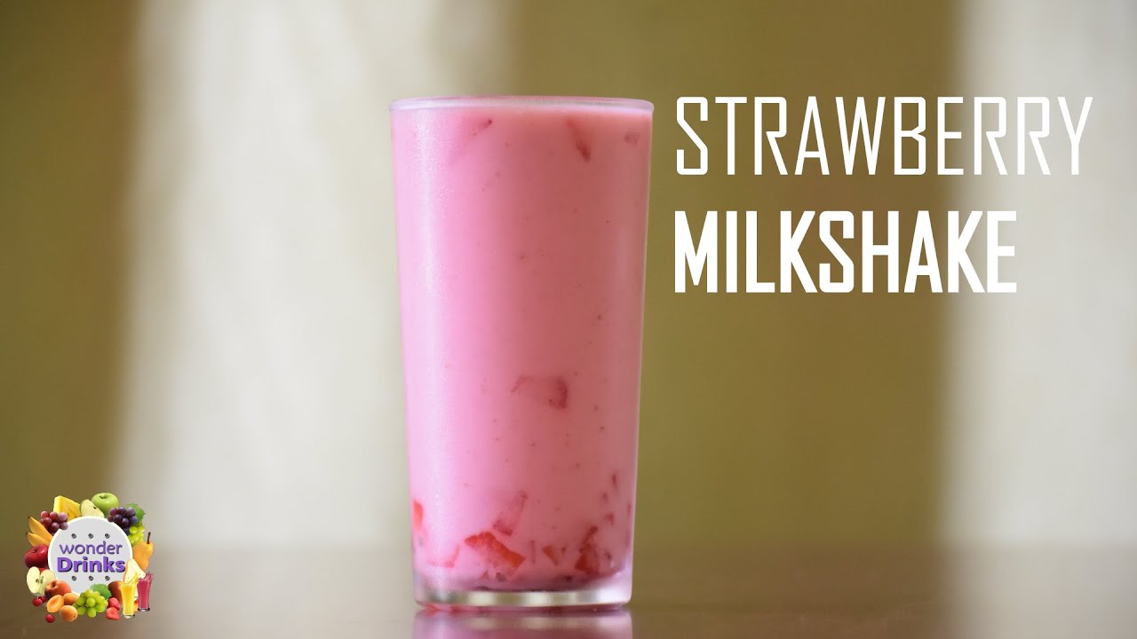 Yummy Strawberry juice | Milkshake with Strawberry | Strawberry ...