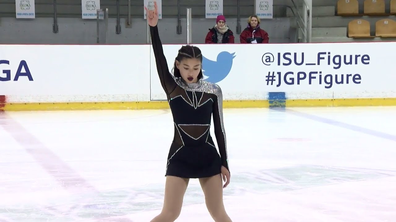 Ellen YU NOR | Ladies Short Program RIGA 2017 - YouTube