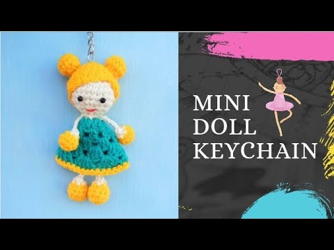 Crochet Mini Doll (keychain) - YouTube