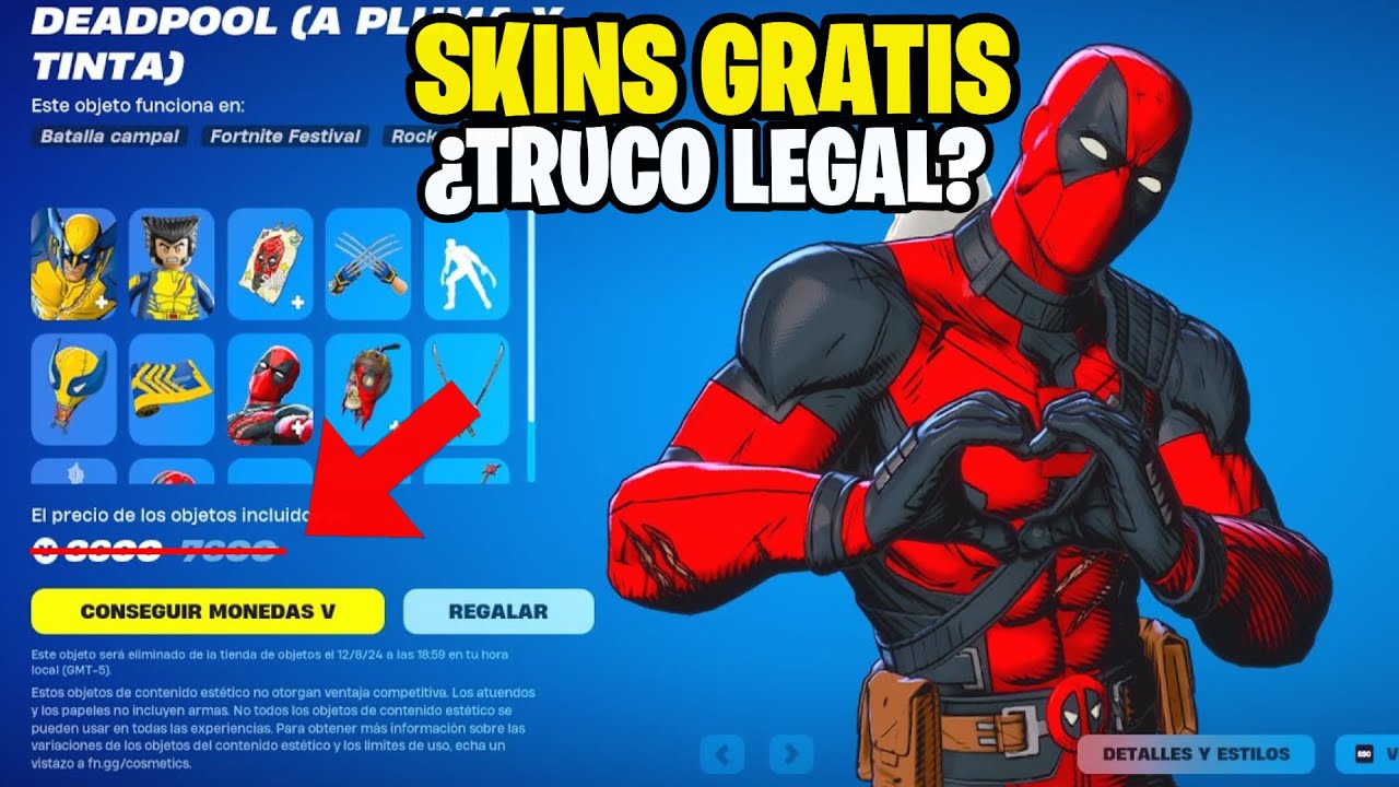 *TRUCO* COMO CONSEGUIR SKINS GRATIS EN FORTNITE METODO DE SKINS FREE🎁 ...