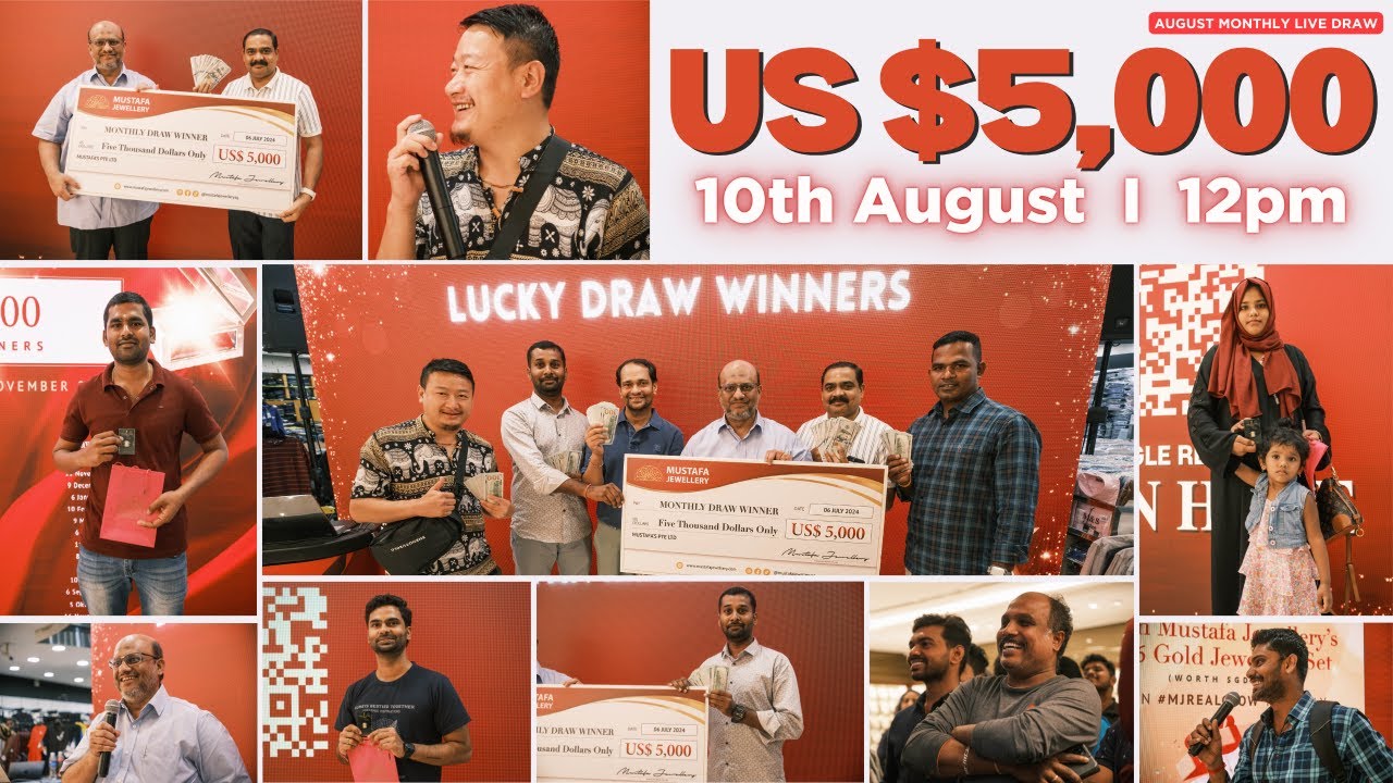 Get Ready for Our August Lucky Draw Celebration! 🔴 - YouTube