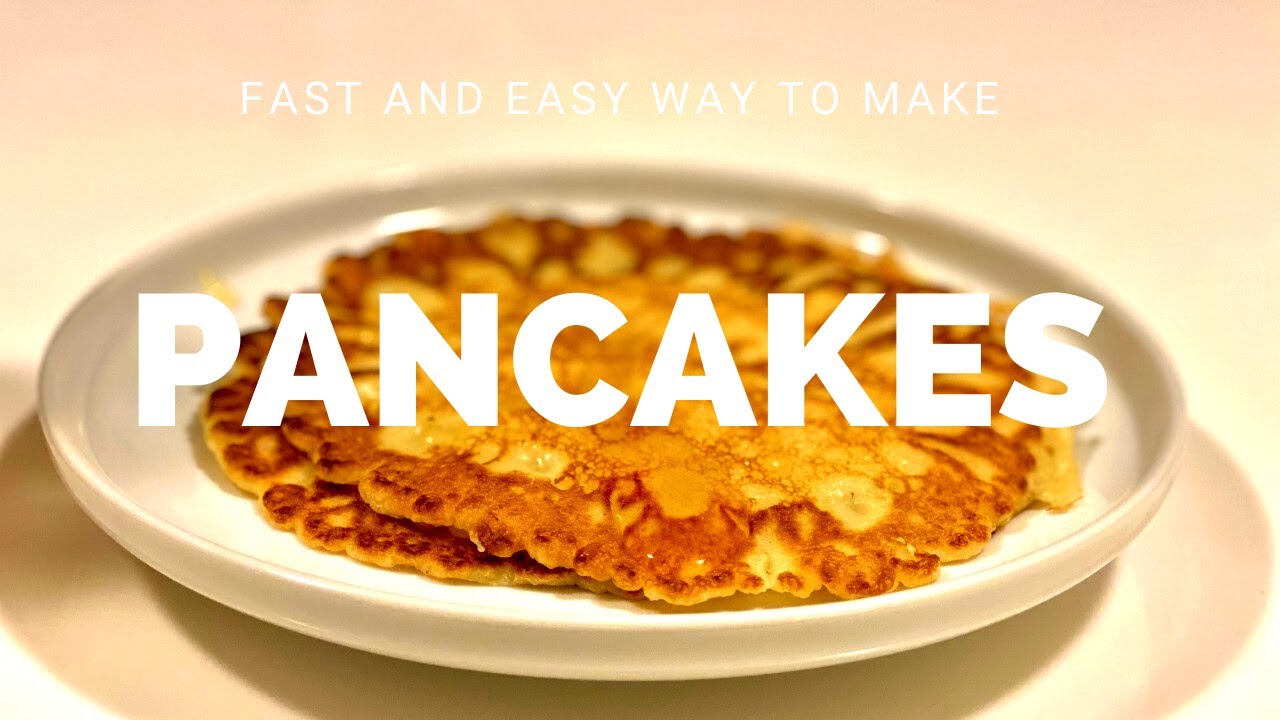 How to make pancakes (Easy and fast) - YouTube