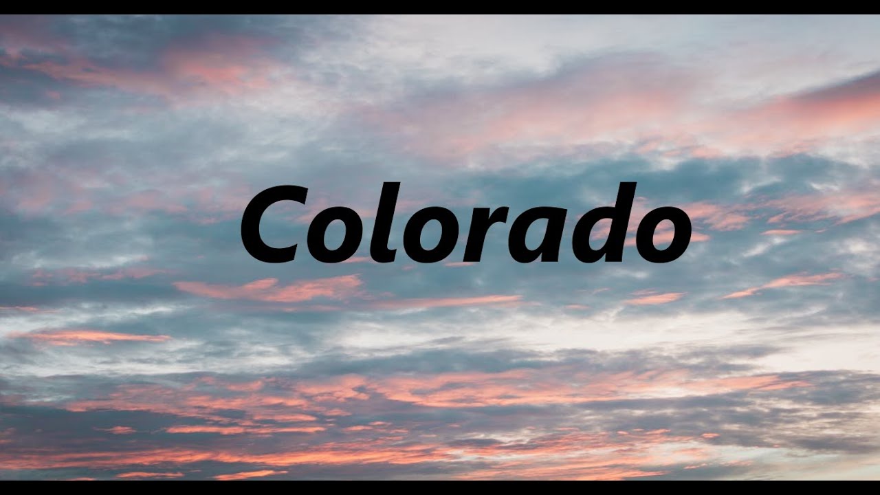 Milky Chance - Colorado (Lyrics) - YouTube