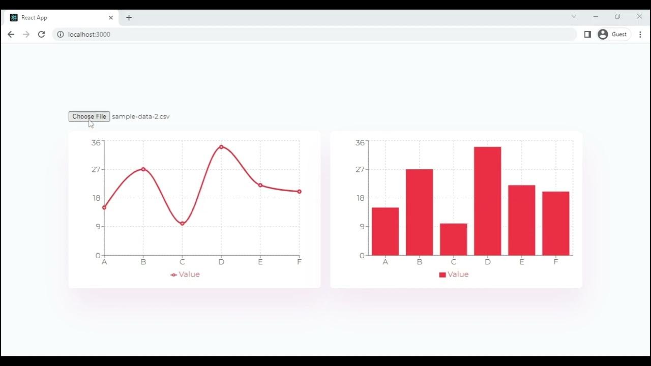 How to Visualize CSV Data in React JS | Demo - YouTube