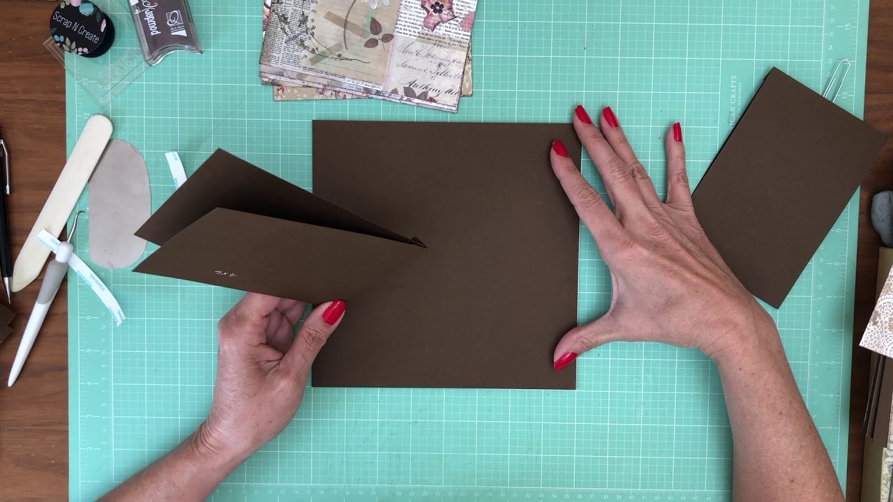 Stamperia Imagine Mini Album Tutorial P1 & 2 - YouTube