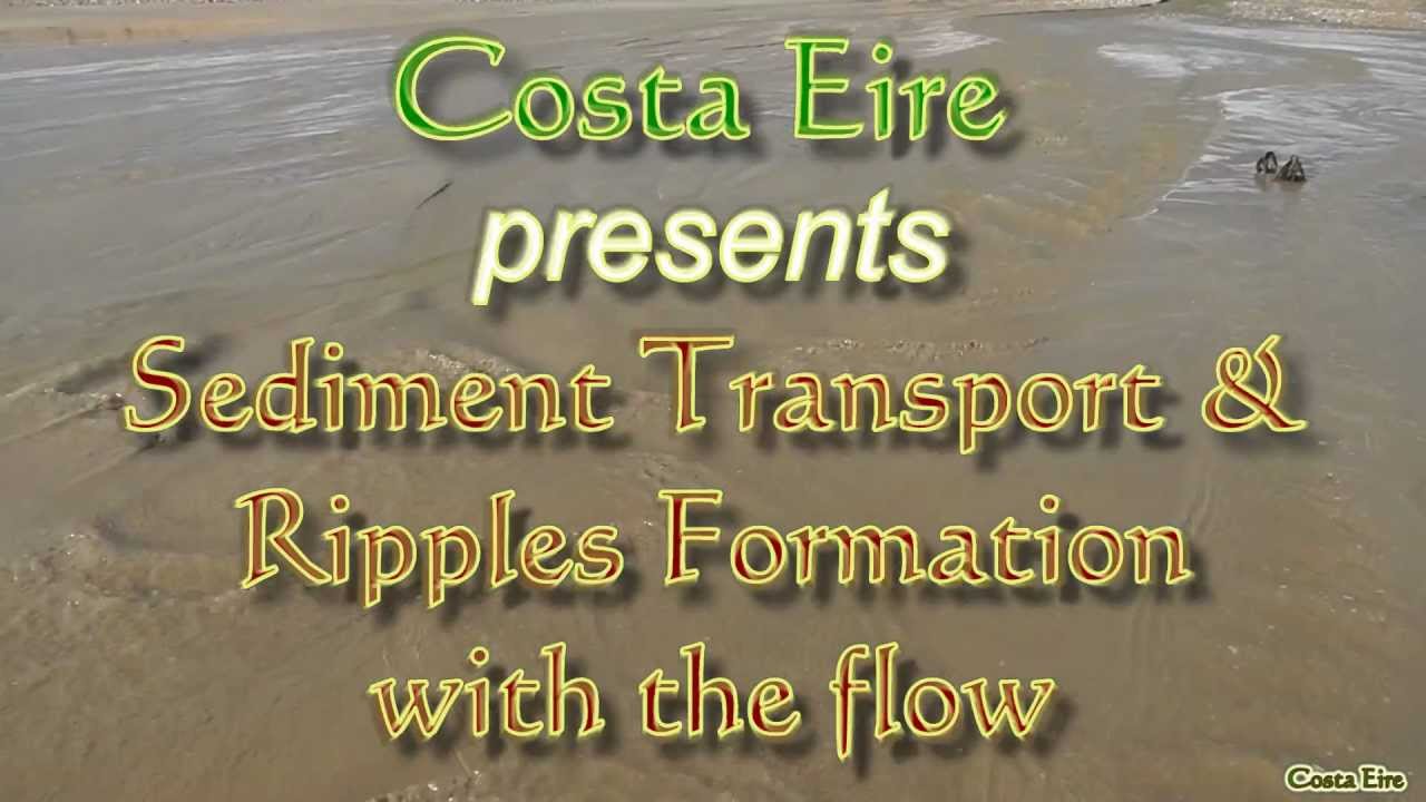 Coastal Geomorphology: Sediment transport with the flow and formation ...