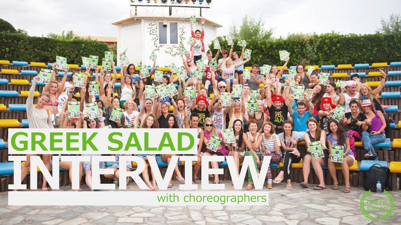 GREEK SALAD Dance Camp Interview Can't wait - YouTube