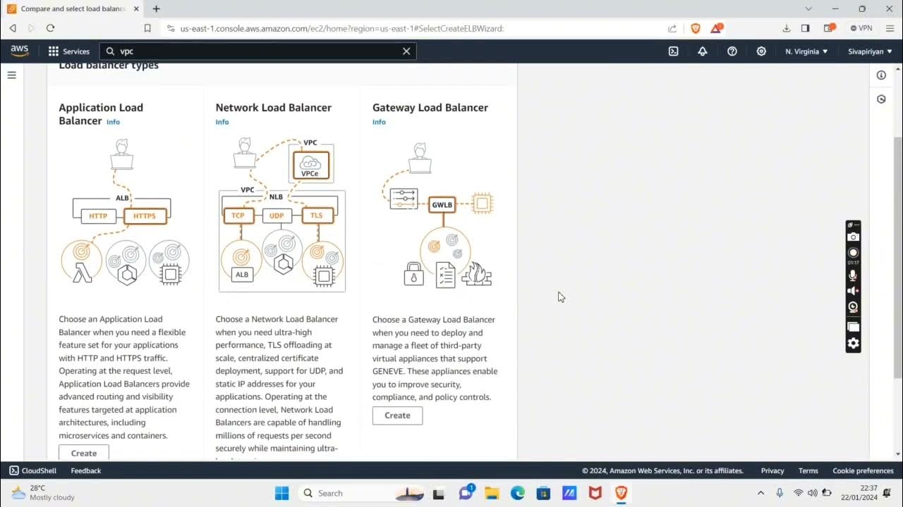 How To Create AWS Application Load balancer |AWS | 2024 | Step By Step | - YouTube