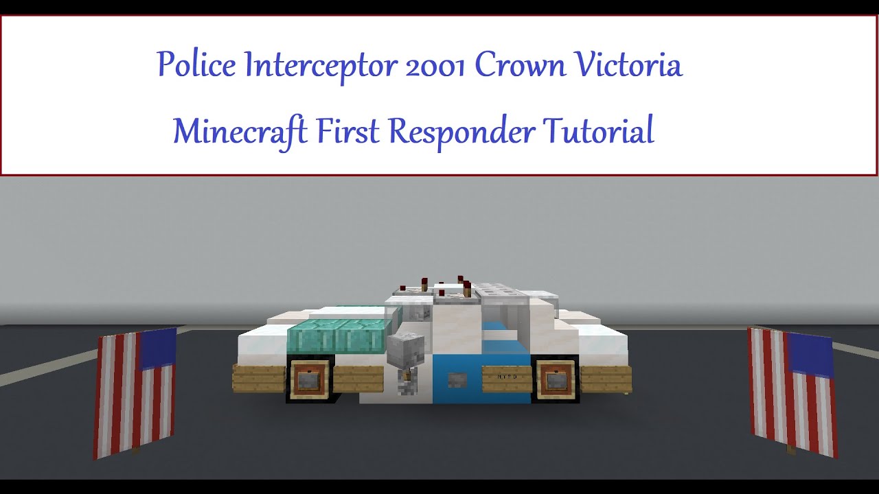 Police Interceptor 2001 Crown Victoria Minecraft First Responder ...