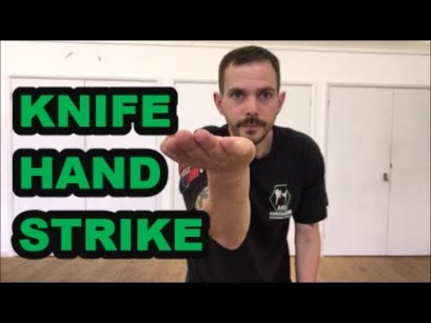Kickboxing Syllabus - Knife Hand Strike - Self Defence Moves - YouTube