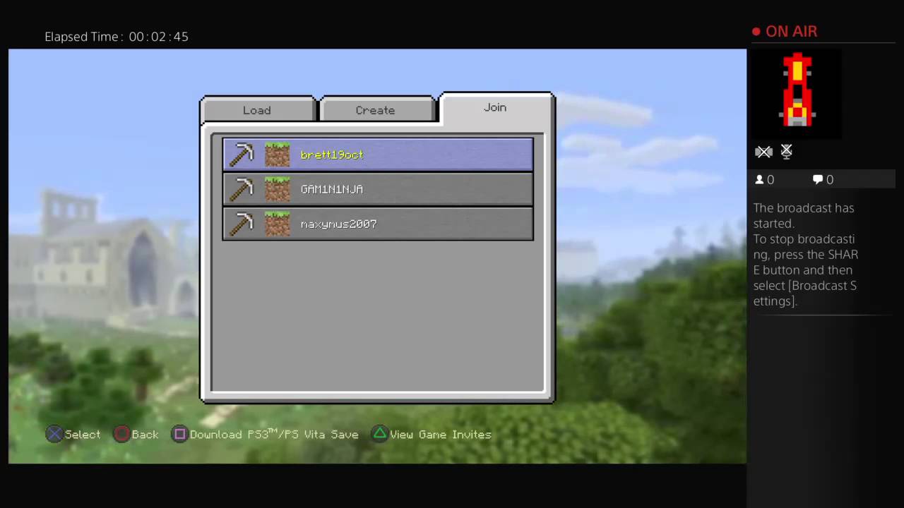 Minecraft ps4 game play with friends - YouTube