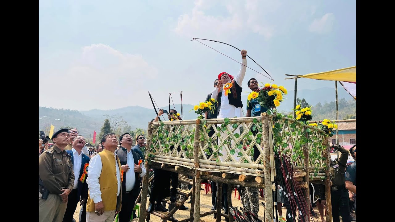 Truly happy to partake in such a colorful festival of the Kom community ...