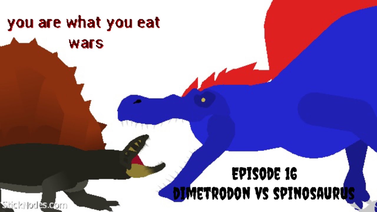 You are what you eat wars - episode 16 - dimetrodon vs spinosaurus ...