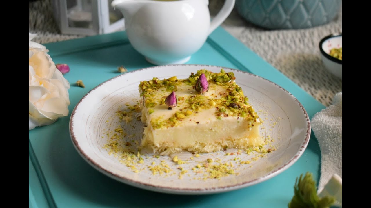Arabian delight-2 most delicious Arabic desserts on a plate! Crispy ...