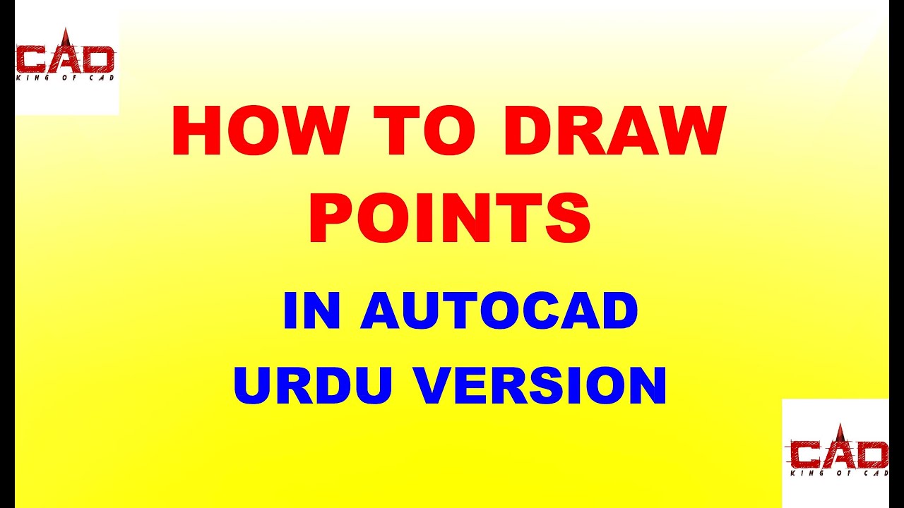 HOW TO DRAW POINTS - YouTube