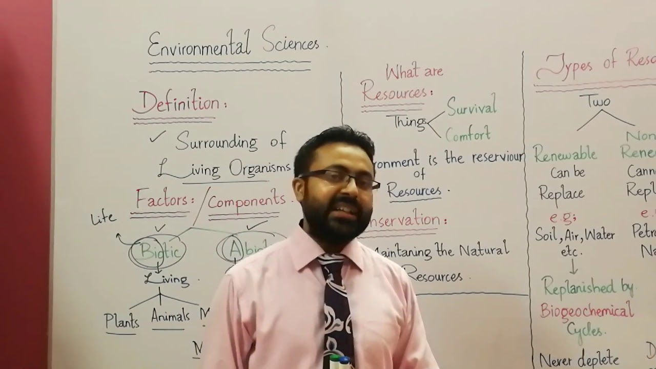ENVIRONMENTAL SCIENCES - YouTube