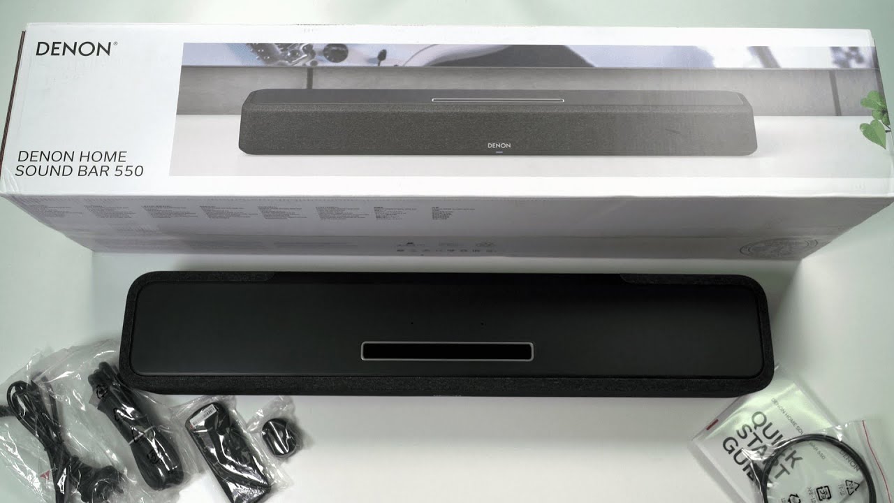 Denon Home Sound Bar 550 Unboxing - YouTube