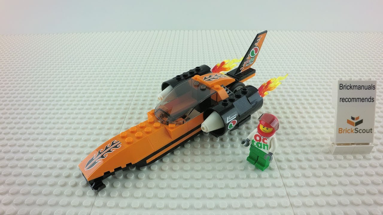 60178 Speed Record Car LEGO® City 4K Speed Build Review by Brickmanuals ...