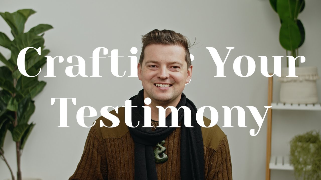 Crafting Your Testimony - How to Create and Share a Faith Story - YouTube