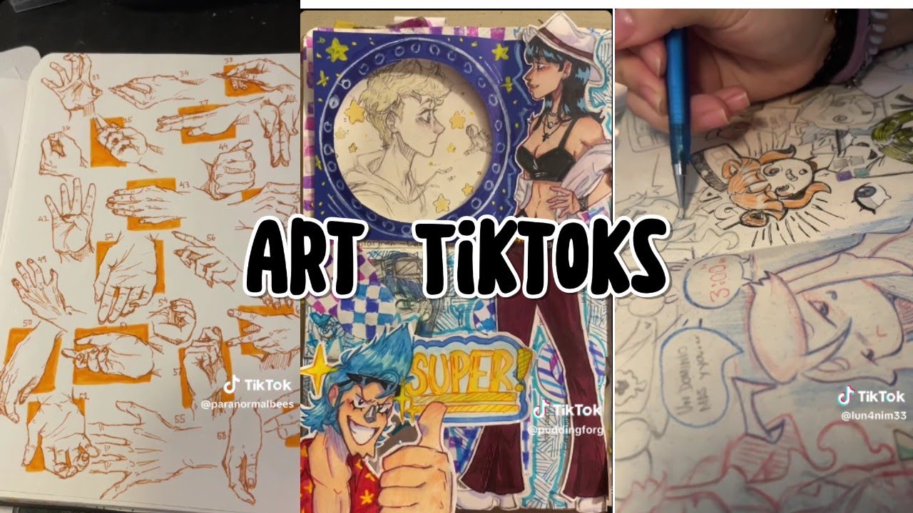 Art Tiktoks I saved 😄 - YouTube