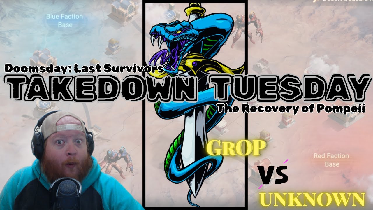Takedown Tuesday GrOp vs SAAS | Doomsday: Last Survivor | Recovery of ...