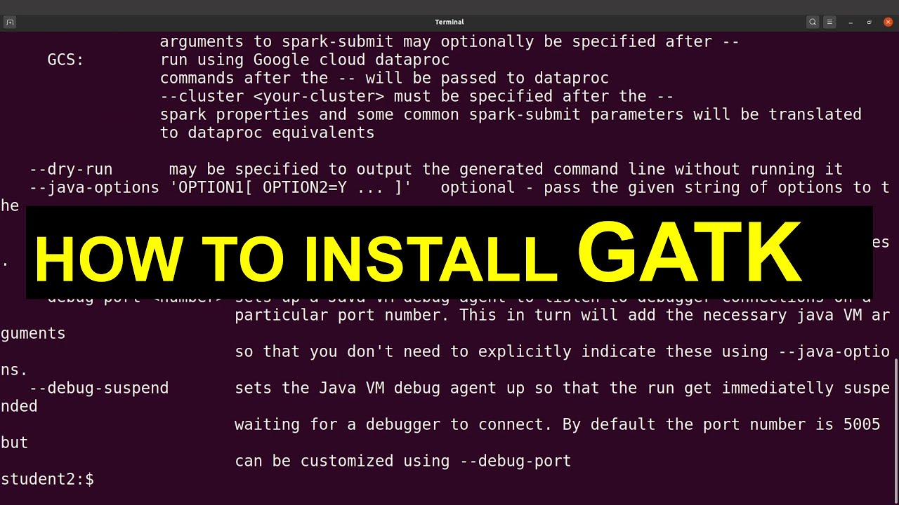 GATK Tutorial | How to install using Binaries | Short Clip - YouTube