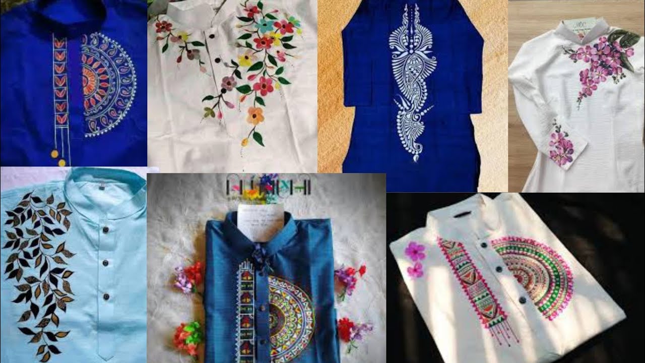 Hand print panjabi collection/হ্যান্ড প্রিন্ট পাঞ্জাবি ডিজাইন ২০২২ ...