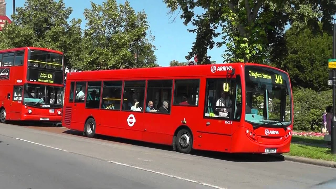 Arriva LJ61CKK on route 313 at Enfield Chase 24th July 2012 - YouTube