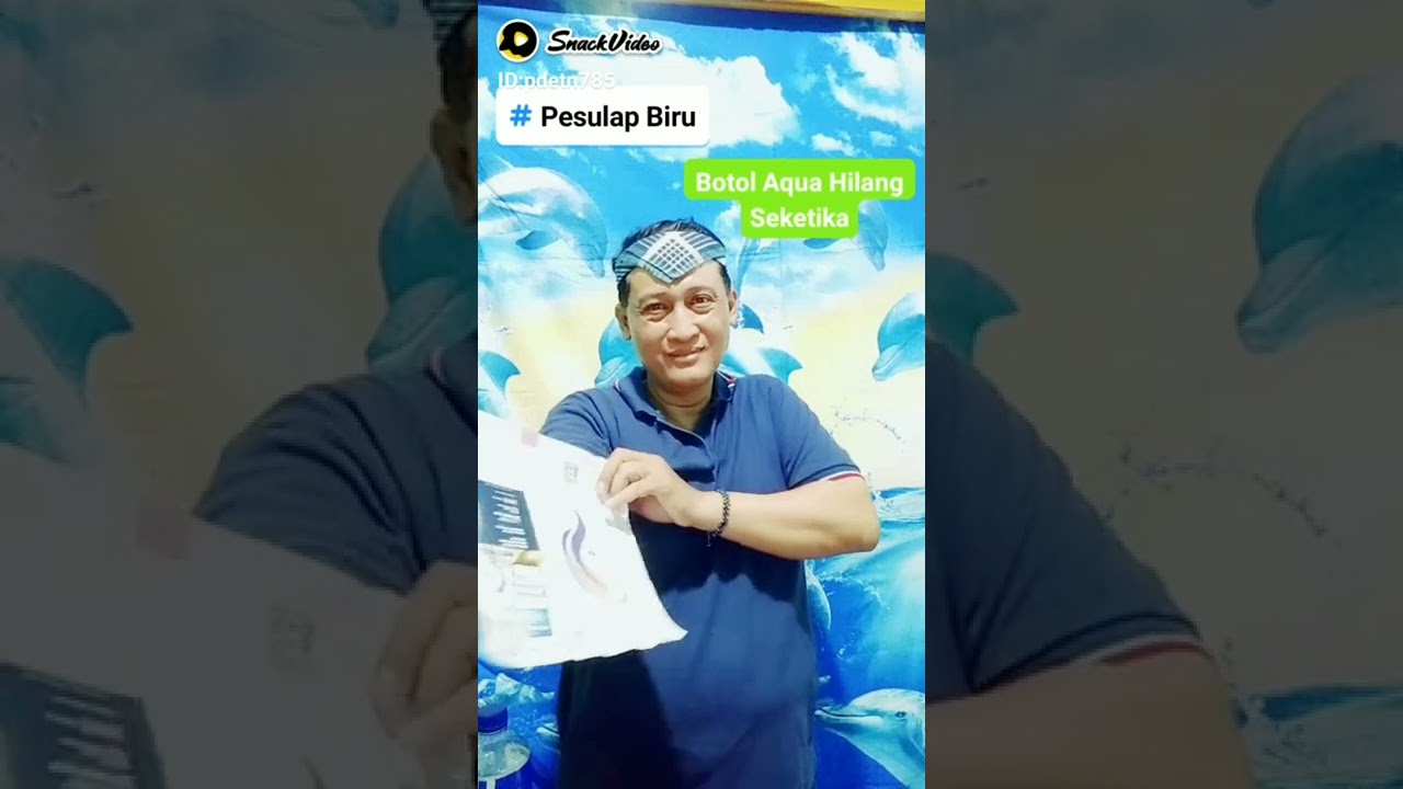 #pesulap biru#botolaqua #Lenyap Menghilang - YouTube