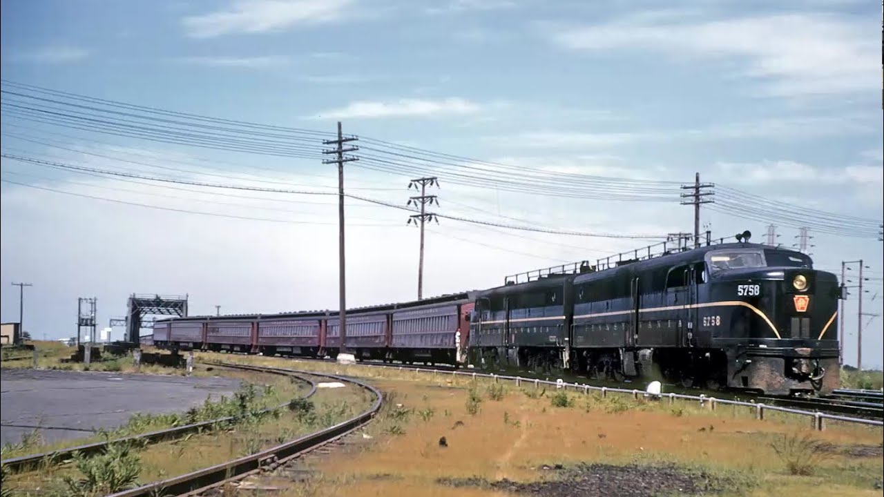 Atlantic City Line Passenger Trains: 1955-1994 - YouTube