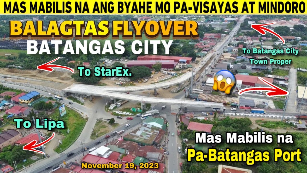 WOW ! MANILA TO BATANGAS PORT MAS BIBILIS PA ! BALAGTAS FLYOVER of ...
