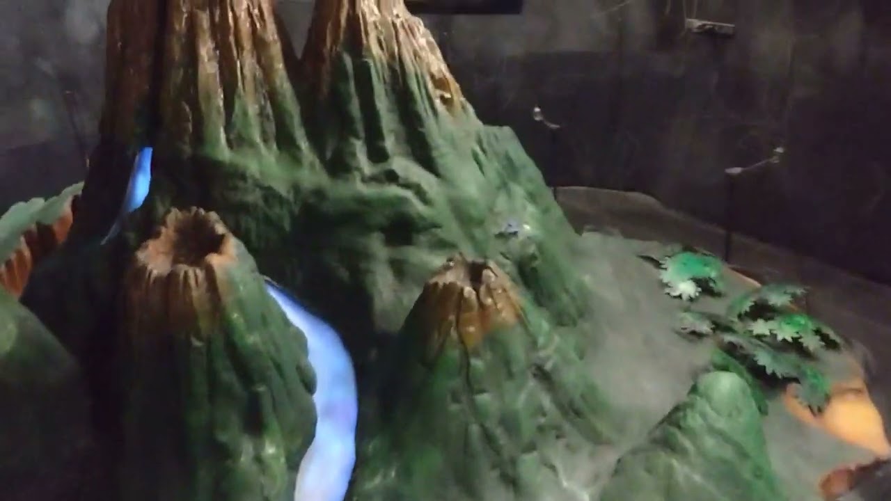 Peter pan ride with lights on! - YouTube