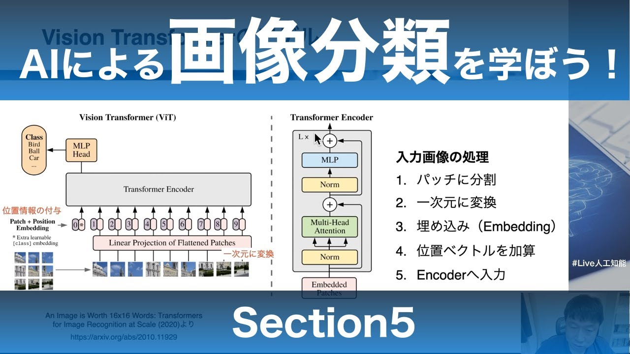 【Section5: Transformerの利用】AIによる画像分類を学ぼう！【PyTorch+Colab】 -Udemyコースを一部無料公開- #airslab - YouTube