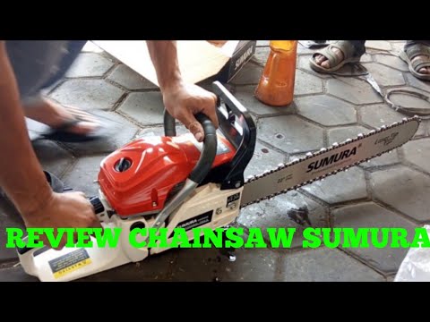 UNBOXING & REVIEW CHAINSAW MINI  SUMURA LASSER