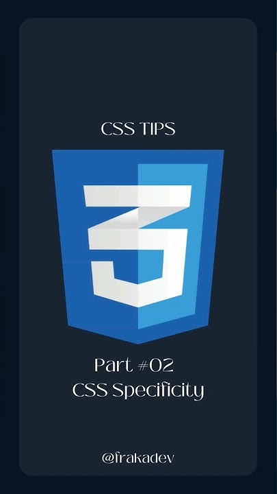 Mengenal CSS Specificity dan Implementasinya | CSS Tips Part 02 #csstutorial #csstips #htmlcss ...