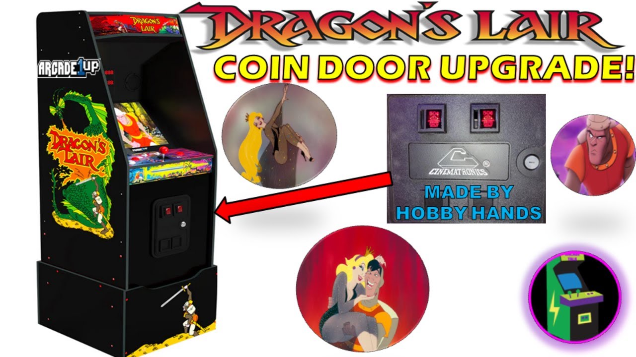 Dragon's Lair Arcade 1Up Coin Door Upgrade! - YouTube