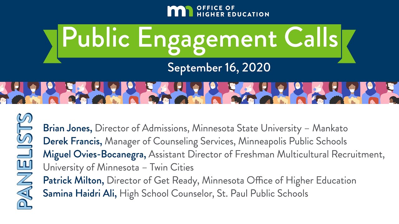 Applying to College During COVID-19, Public Engagement Call - YouTube