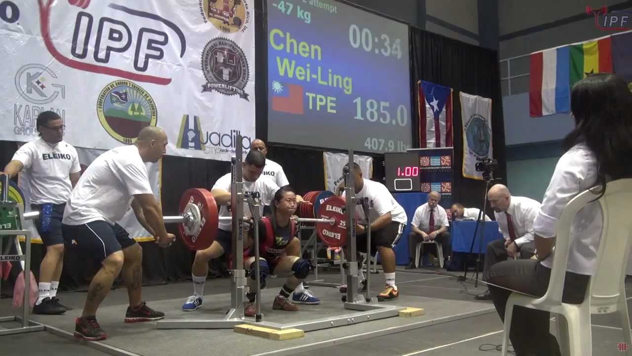 Women -47kg to -52kg Squat of 2012 IPF World Championships - YouTube